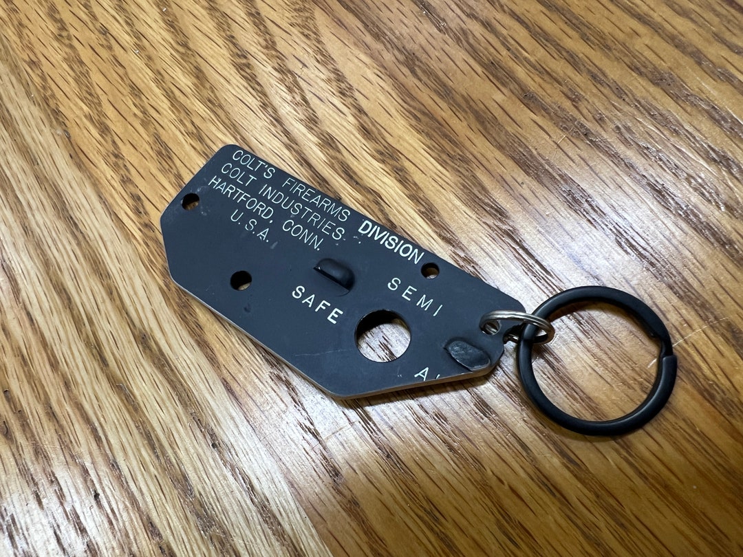 Colt M16A1 Keychain Made From Retired Surplus Demilled M16, -- USGI ...