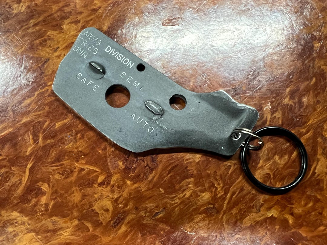 Colt M16A1 Keychain Made From Retired Surplus Demilled M16, -- USGI ...