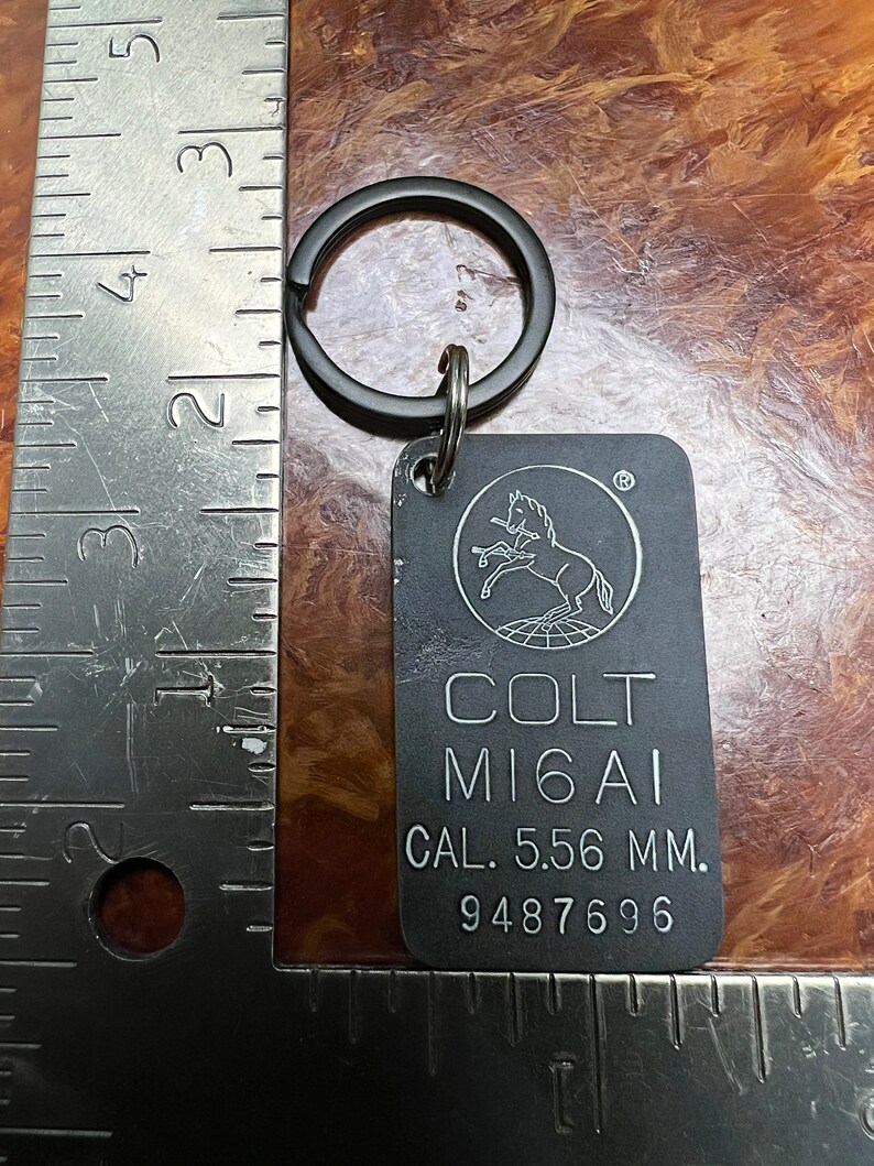 Colt M16A1 Keychain Made From Retired Surplus Demilled M16, USGI ...