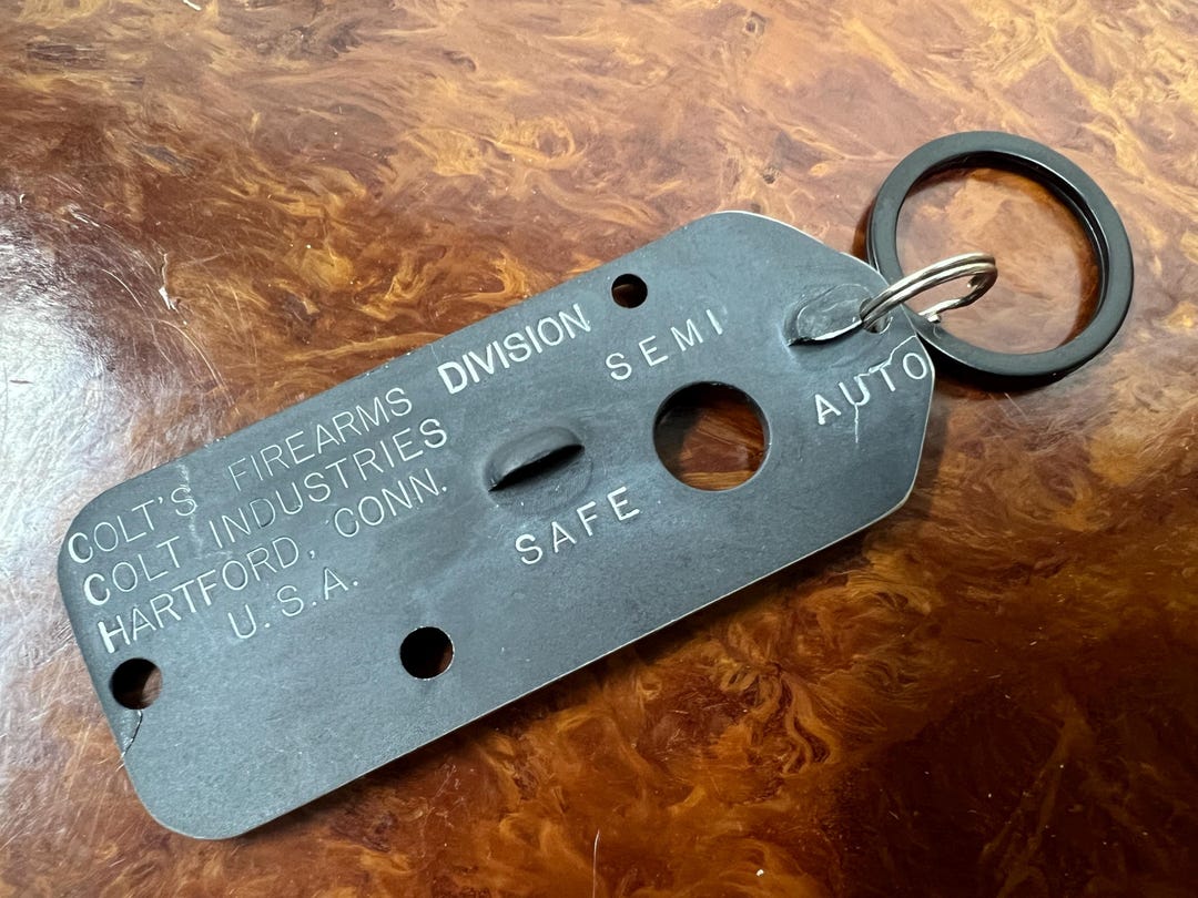 Colt M16A1 Keychain Made From Retired Surplus Demilled M16, USGI ...