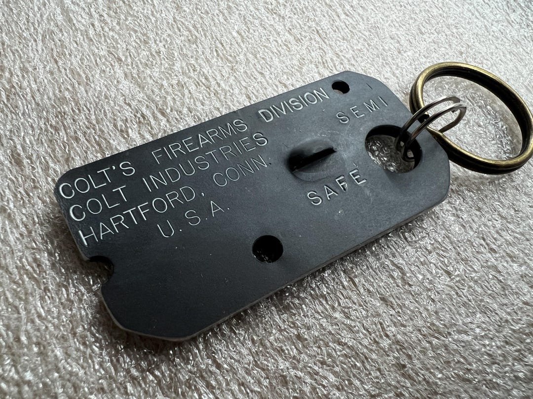 Colt M16A1 Keychain Made From Retired Surplus Demilled M16, -- USGI ...