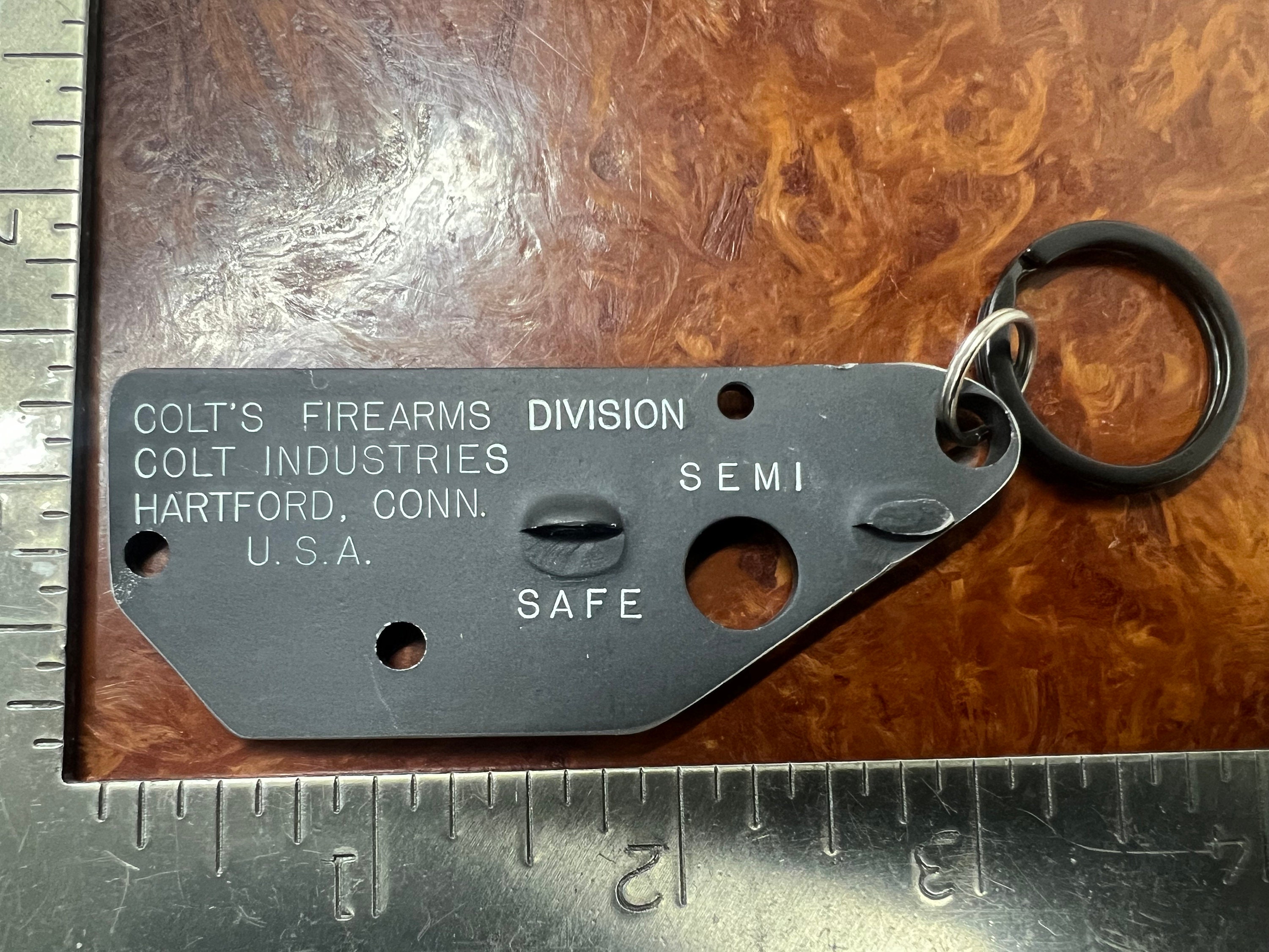 Colt M16A1 Keychain Made From Retired Surplus Demilled M16, USGI ...