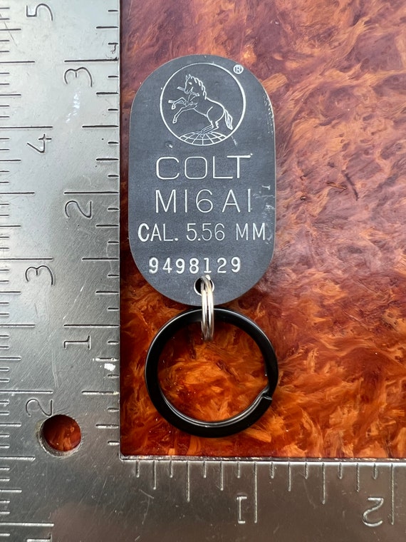 Colt M16A1 Keychain Made from Retired Surplus Demille… - Gem