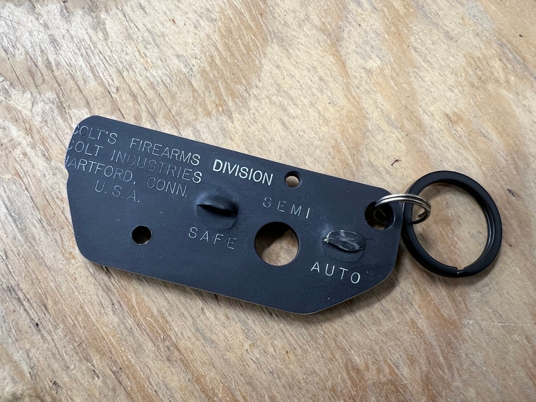 Colt M16A1 Keychain Made From Retired Surplus Demilled M16, USGI ...