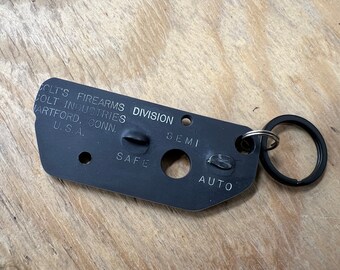 Colt M16A1 Keychain Made From Retired Surplus Demilled M16, USGI ...