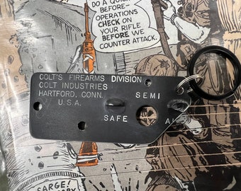 Colt M16A1 Keychain Made From Retired Surplus Demilled M16, USGI ...