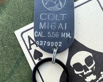 Colt M16A1 Keychain Made From Retired Surplus Demilled M16, USGI ...