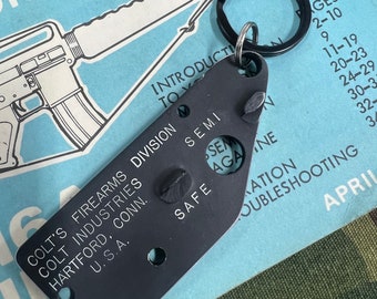 Colt M16A1 Keychain Made From Retired Surplus Demilled M16, USGI ...