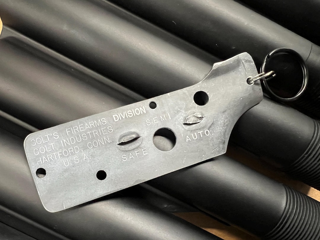 Colt M16A1 Keychain Made From Retired Surplus Demilled M16, USGI ...