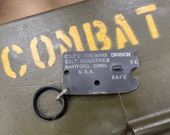 Colt M16A1 Keychain Made From Retired Surplus Demilled M16, USGI ...