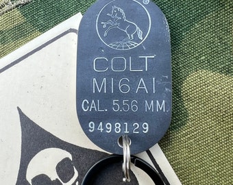 Colt M16A1 Keychain Made From Retired Surplus Demilled M16, USGI ...