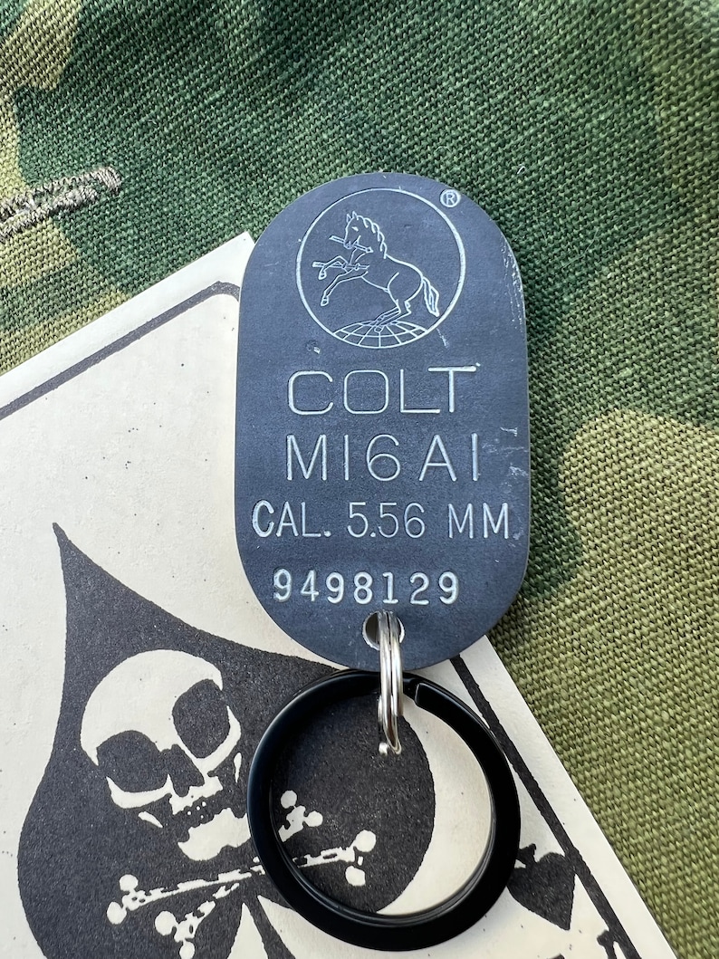 Colt M16A1 Keychain Made From Retired Surplus Demilled M16, -- USGI ...