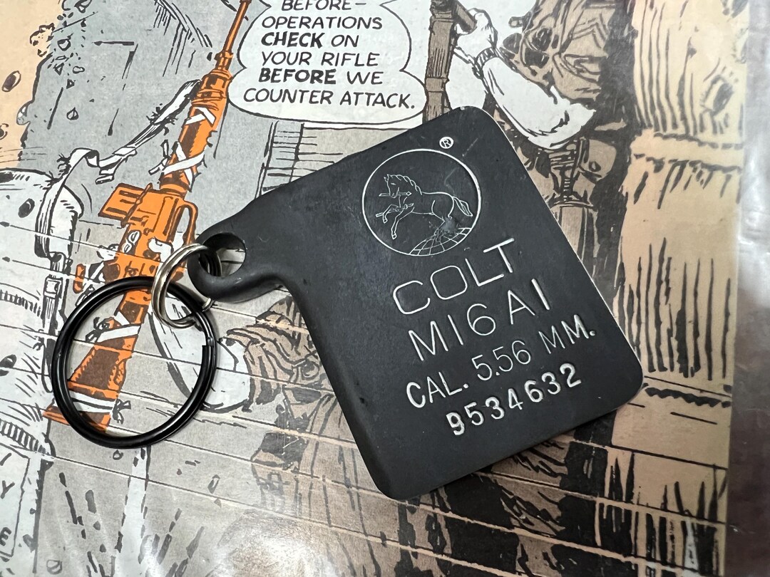Colt M16A1 Keychain Made From Retired Surplus Demilled M16, USGI ...