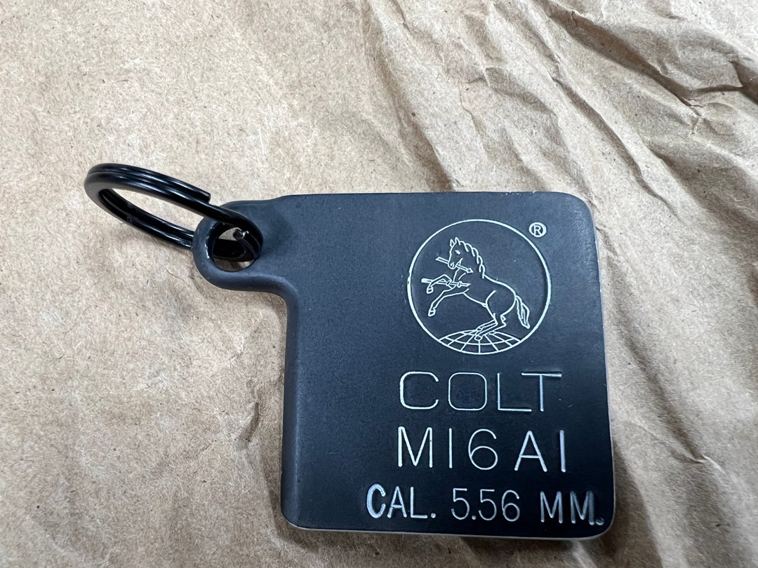 CUSTOM ORDER Colt M16A1 Keychain Made From Retired Surplus Demilled M16 ...