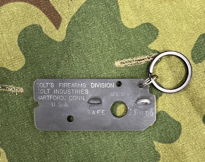 Colt M16A1 Keychain Made From Retired Surplus Demilled M16, USGI ...