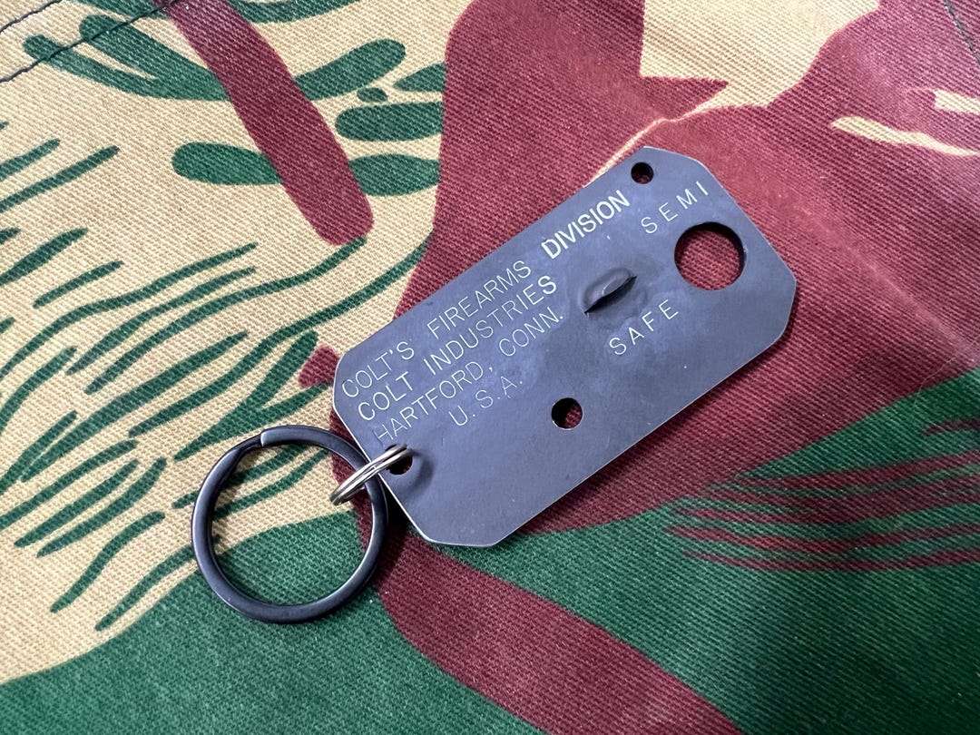Colt M16A1 Keychain Made From Retired Surplus Demilled M16, USGI ...