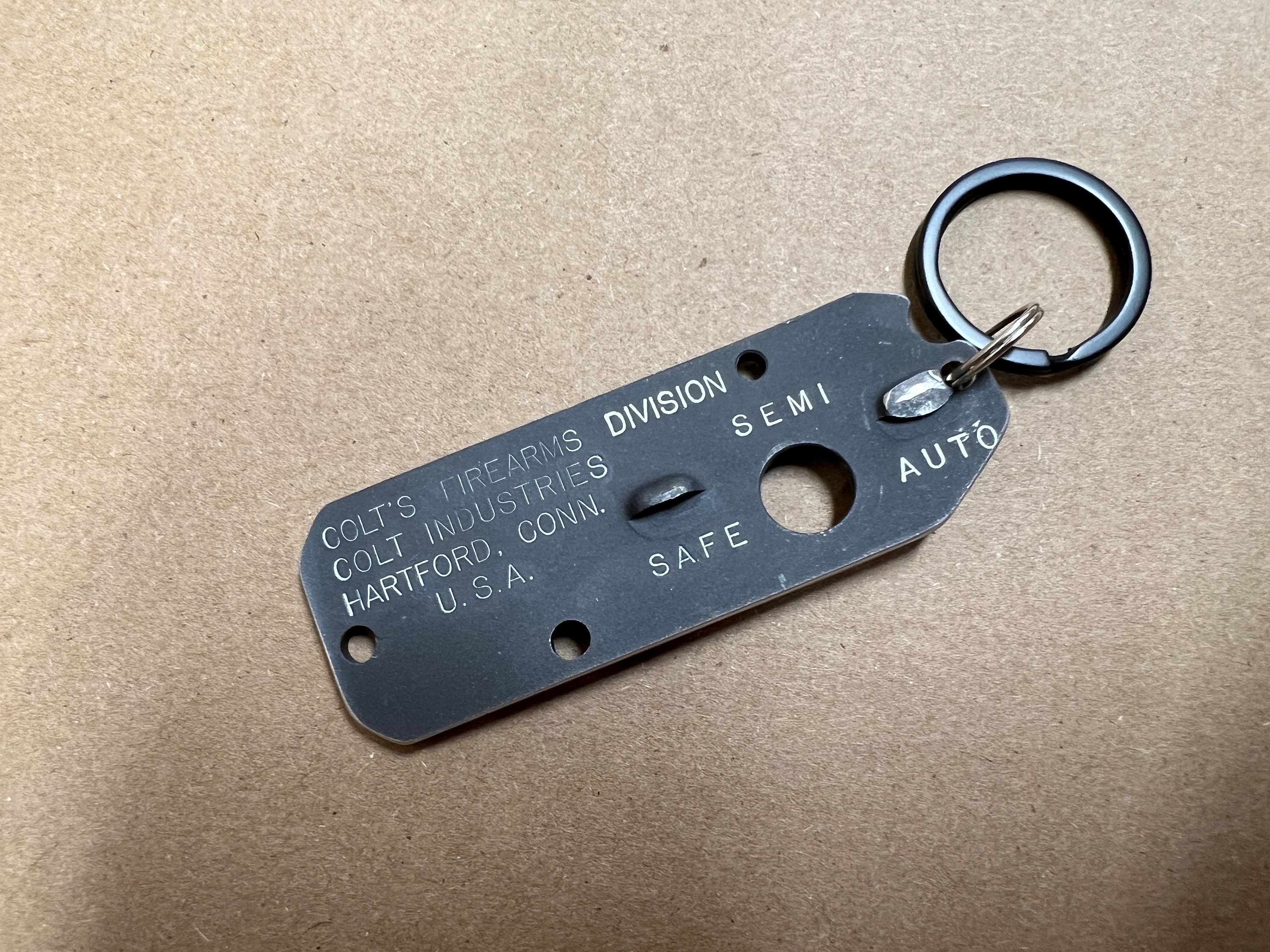 Colt M16A1 Keychain Made From Retired Surplus Demilled M16, USGI ...