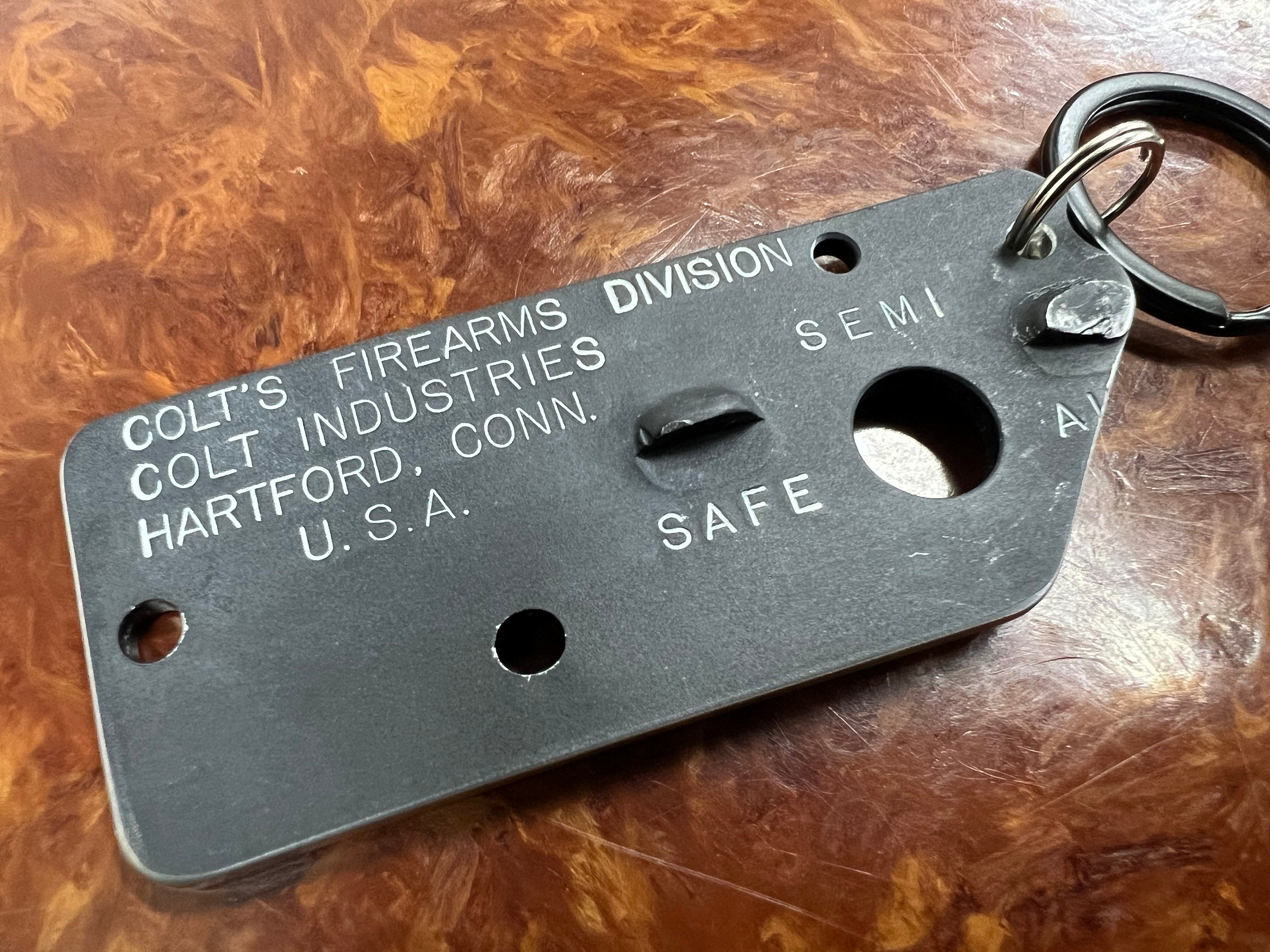 Colt M16A1 Keychain Made From Retired Surplus Demilled M16, USGI ...