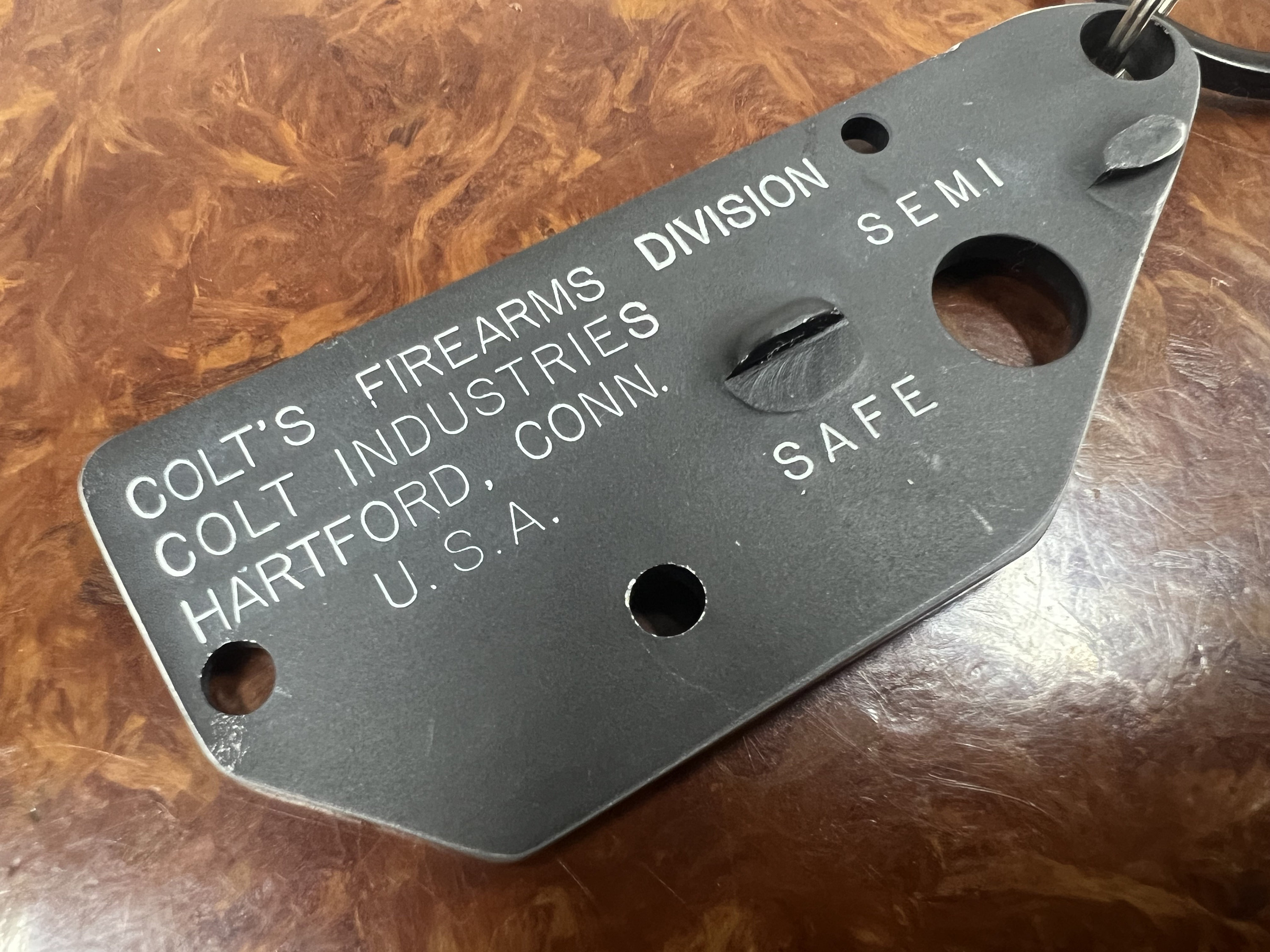 Colt M16A1 Keychain Made From Retired Surplus Demilled M16, USGI ...