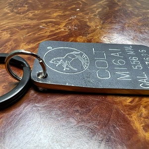 Colt M16A1 Keychain Made From Retired Surplus Demilled M16, USGI ...