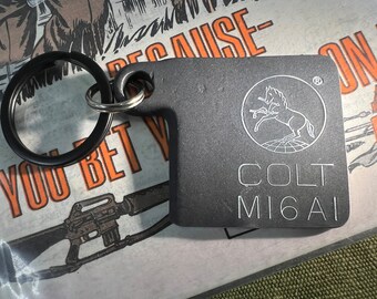 Colt M16A1 Keychain Made From Retired Surplus Demilled M16, USGI ...