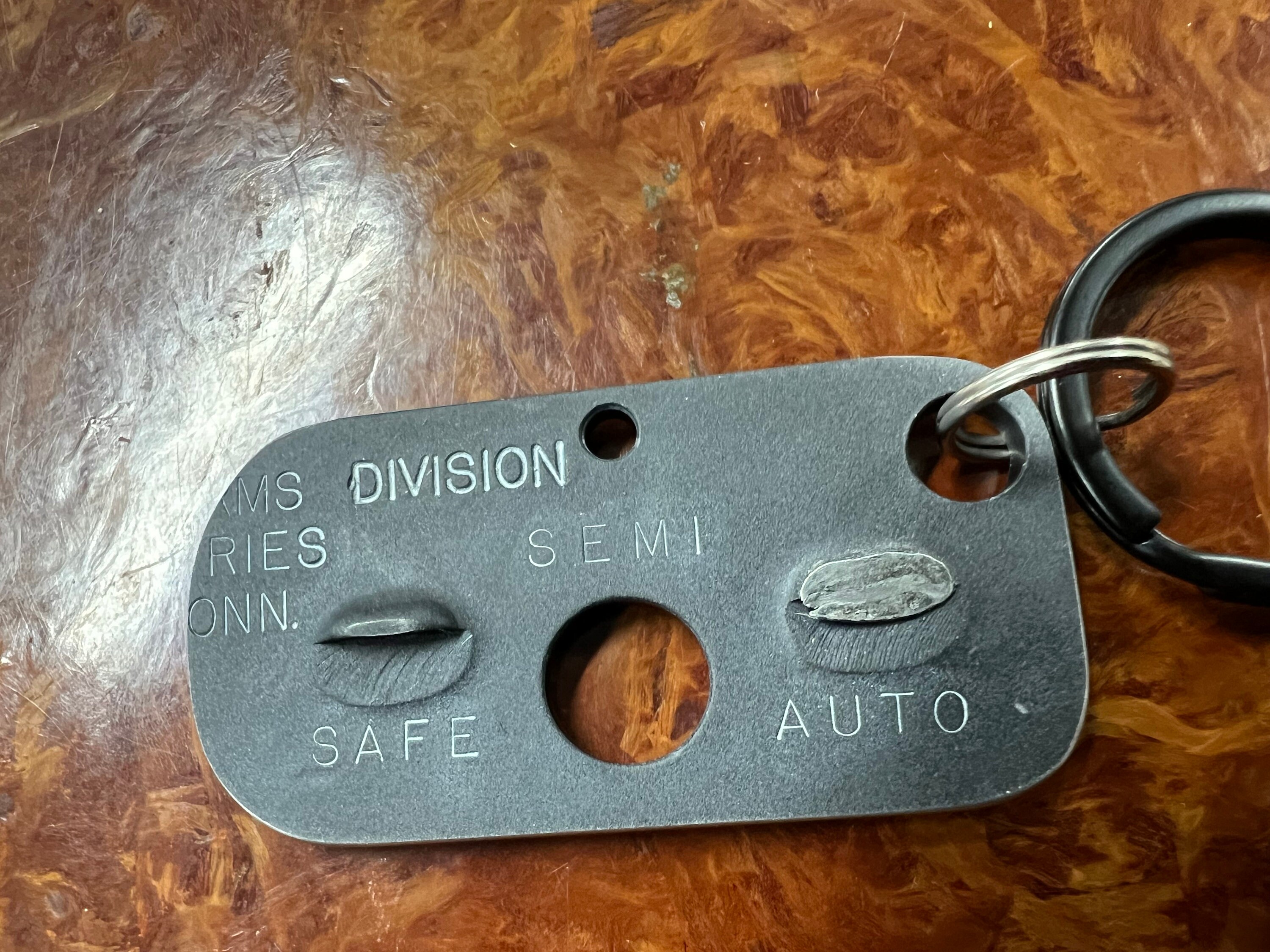 Colt M16A1 Keychain Made From Retired Surplus Demilled M16, USGI ...