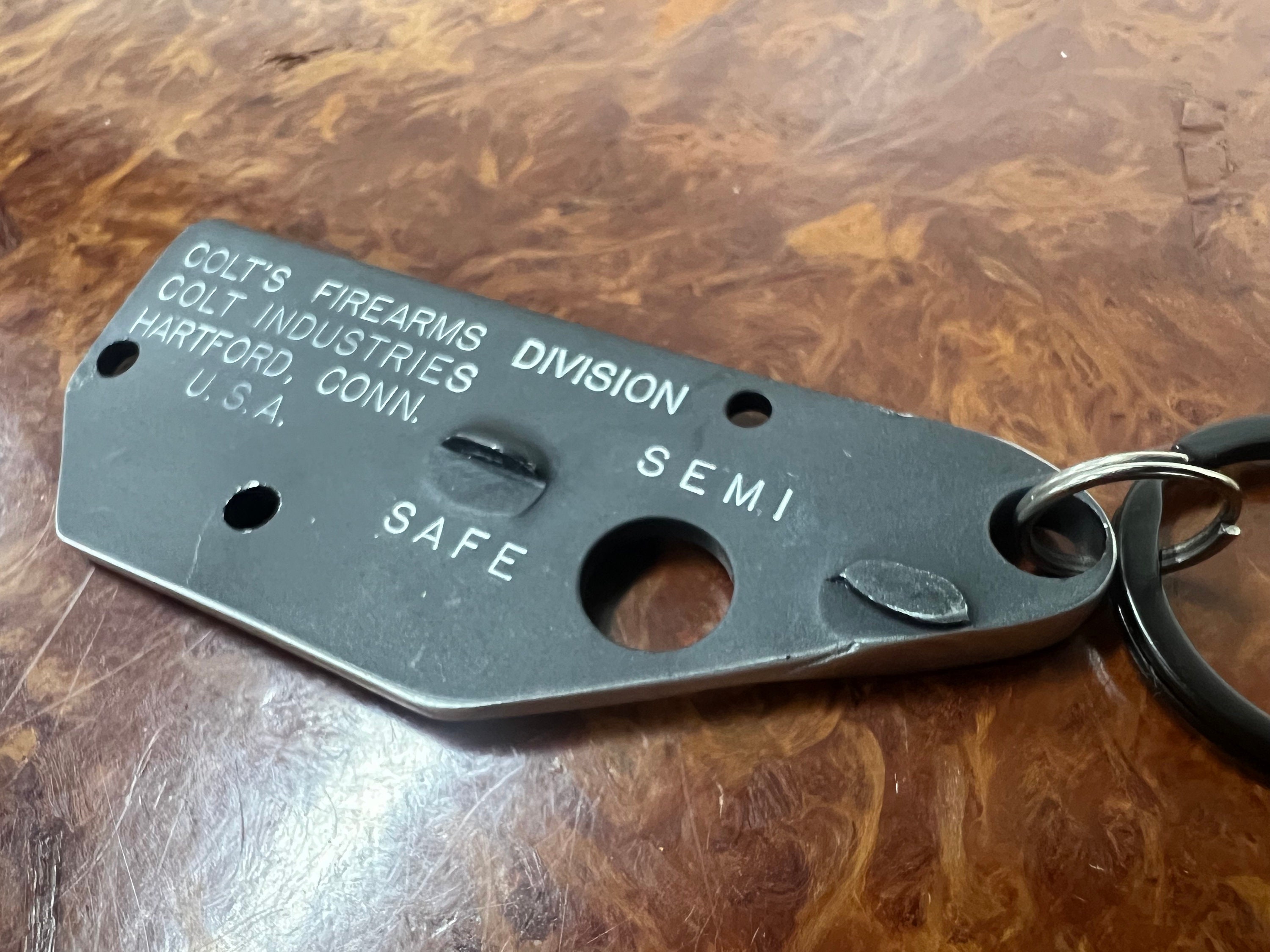 Colt M16A1 Keychain Made From Retired Surplus Demilled M16, USGI ...