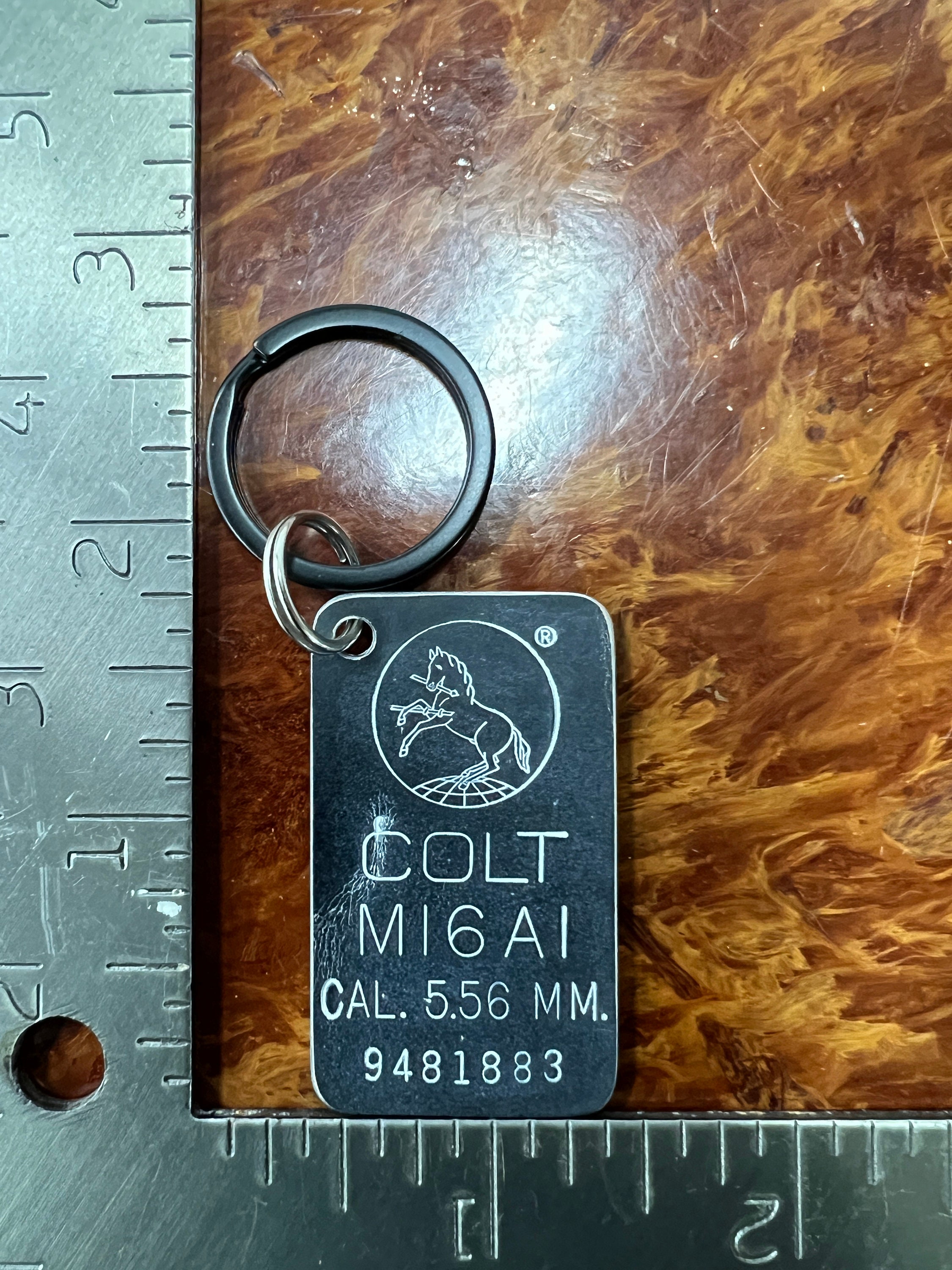 Colt M16A1 Keychain Made From Retired Surplus Demilled M16, USGI ...
