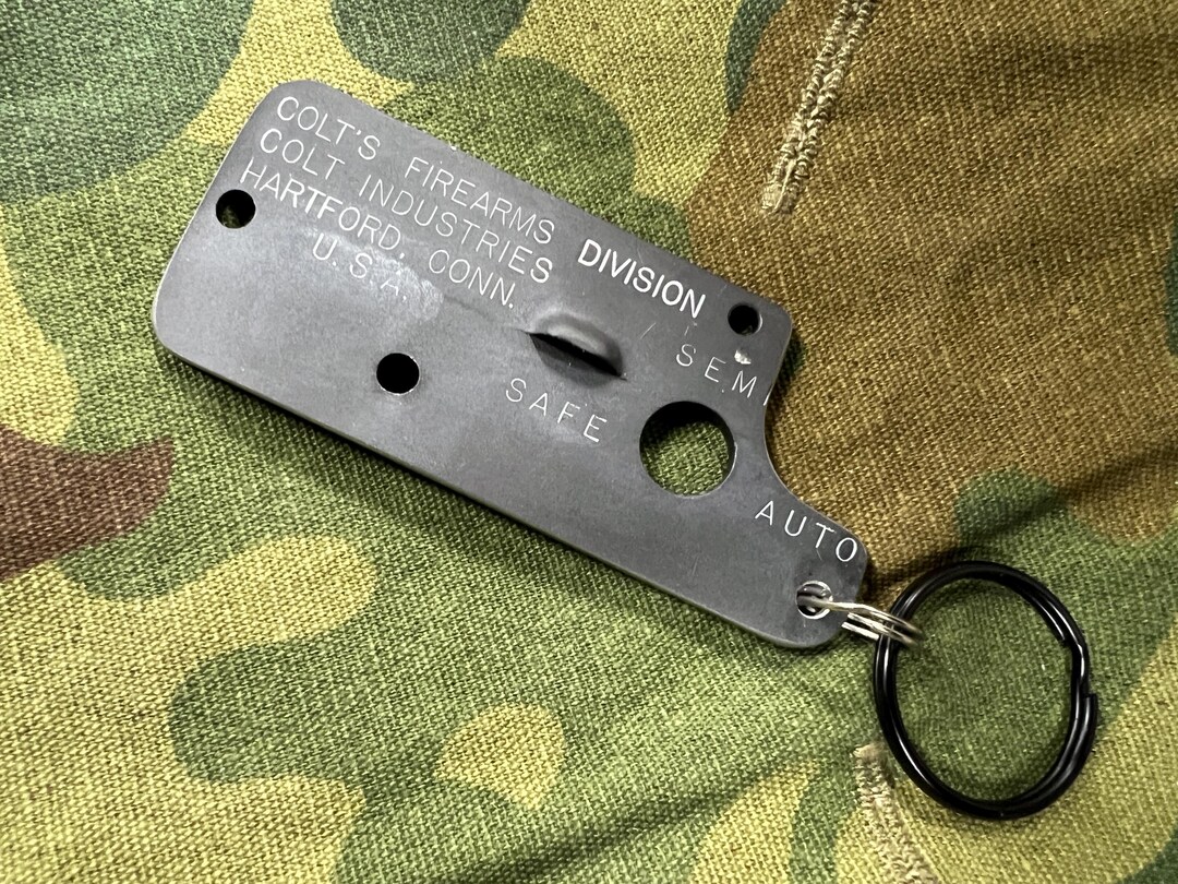 Colt M16A1 Keychain Made From Retired Surplus Demilled M16, USGI ...