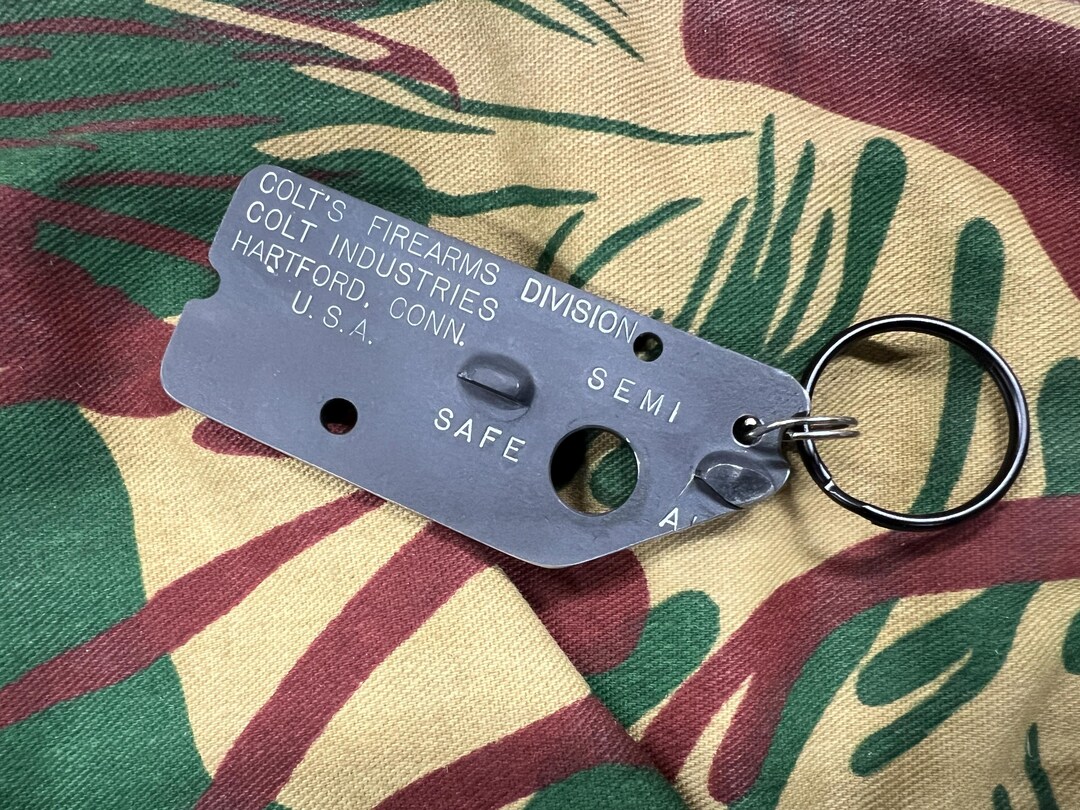 Colt M16A1 Keychain Made From Retired Surplus Demilled M16, -- USGI ...