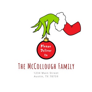 Christmas Envelope Template, Printable, Digital Download, Instant ...