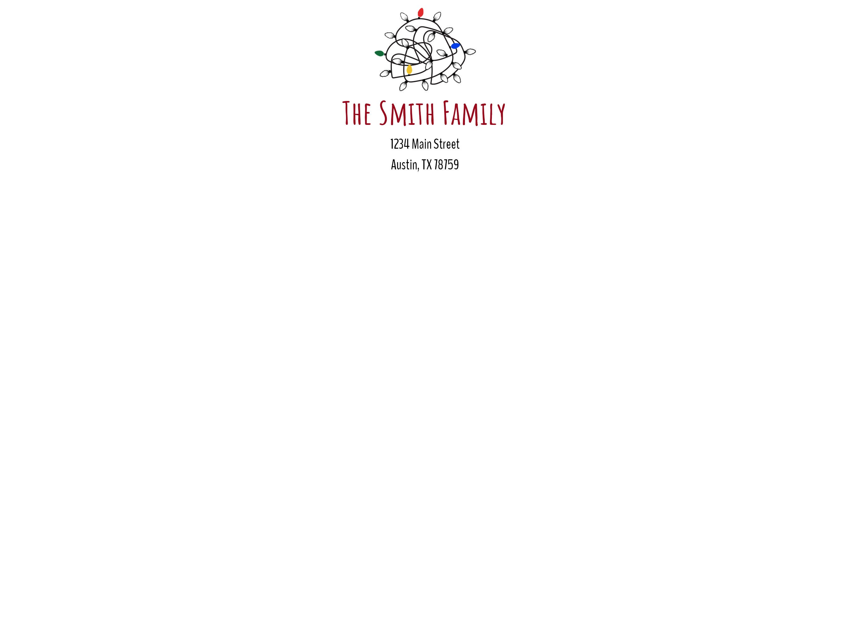 Christmas Envelope Template, Printable, Digital Download, Instant ...