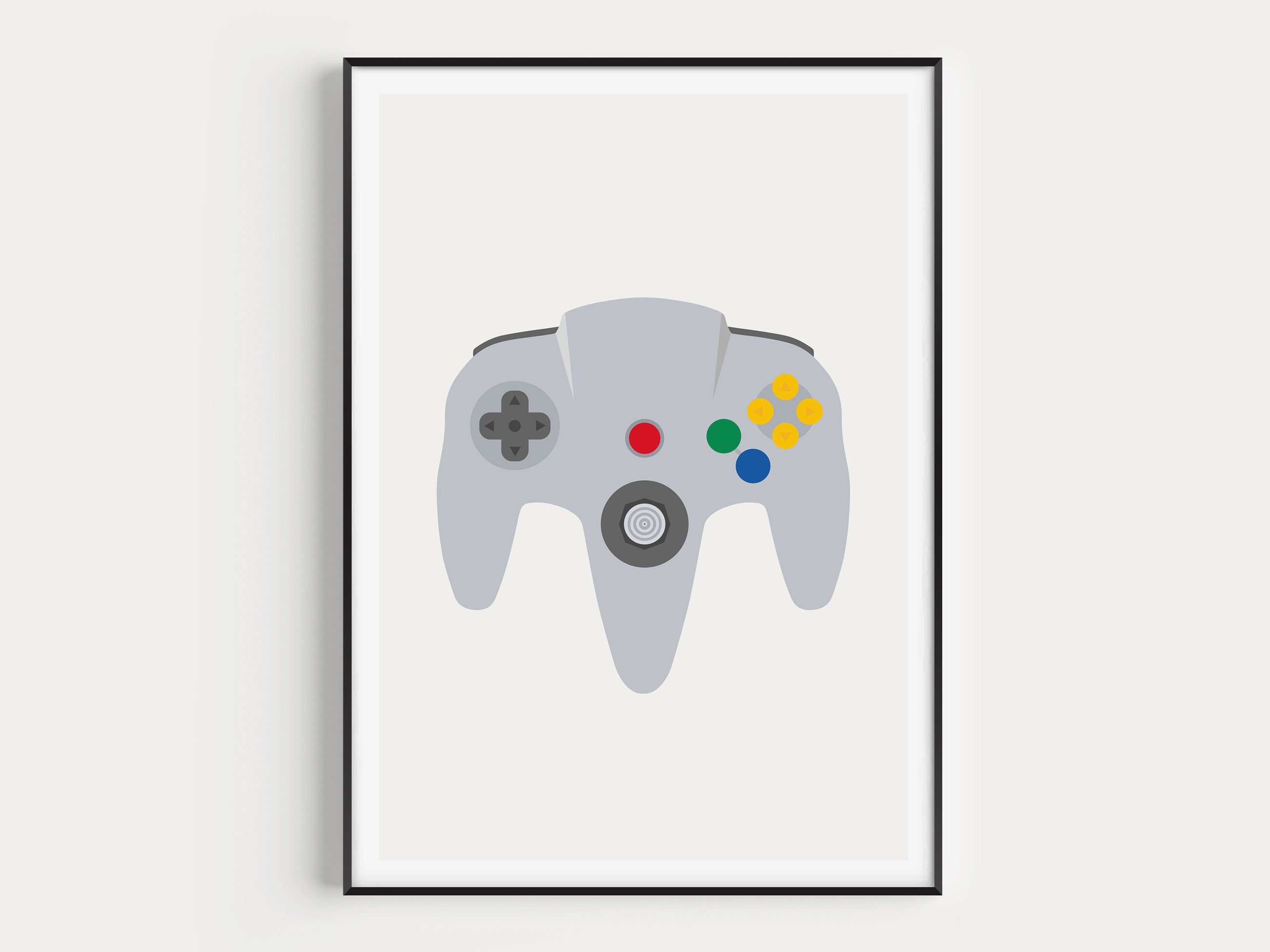 Nintendo 64 Controller Drawing