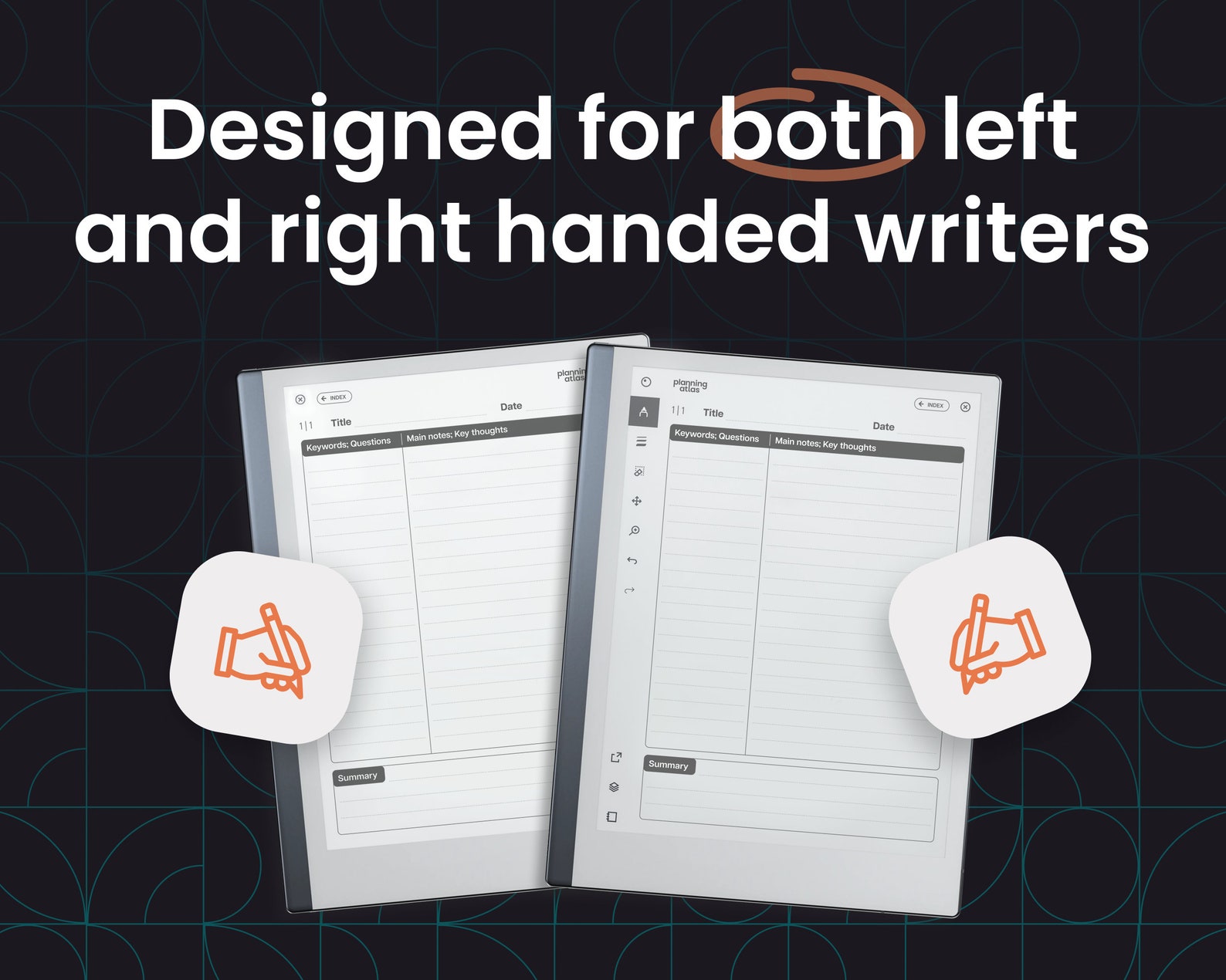 Remarkable Cornell Notes Notebook, PDF Format, Hyperlinked, Left Hand ...