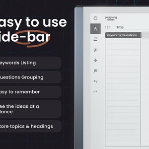 Remarkable Cornell Notes Notebook, PDF Format, Hyperlinked, Left Hand ...