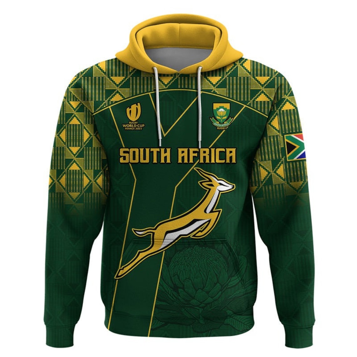 Statunedstore Springboks Rugby Hoodie South Africa Go - Etsy