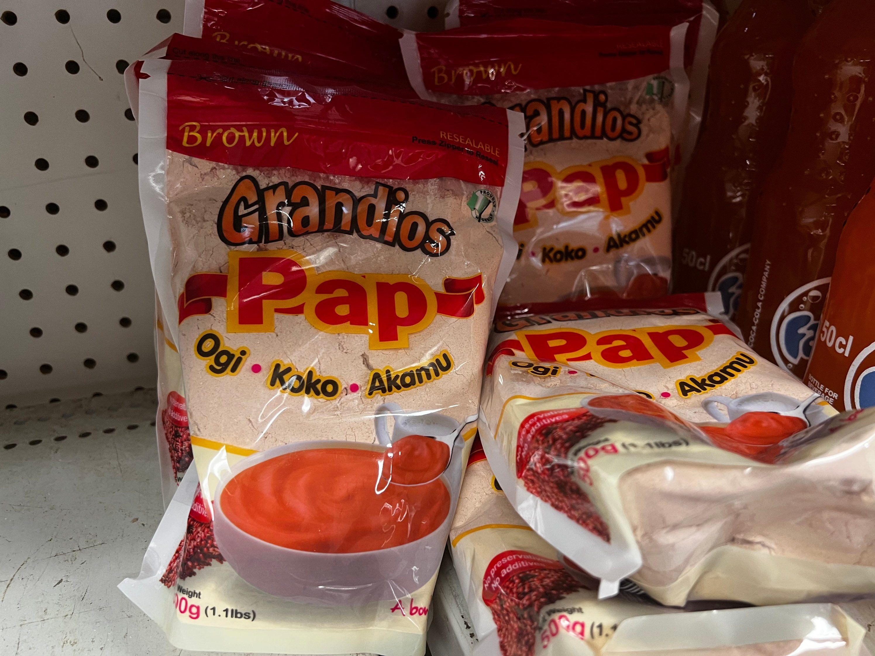 2 Packs Grandios Pap (ogi - Koko - Akamu) - Brown 500g/1.1lbs - Etsy