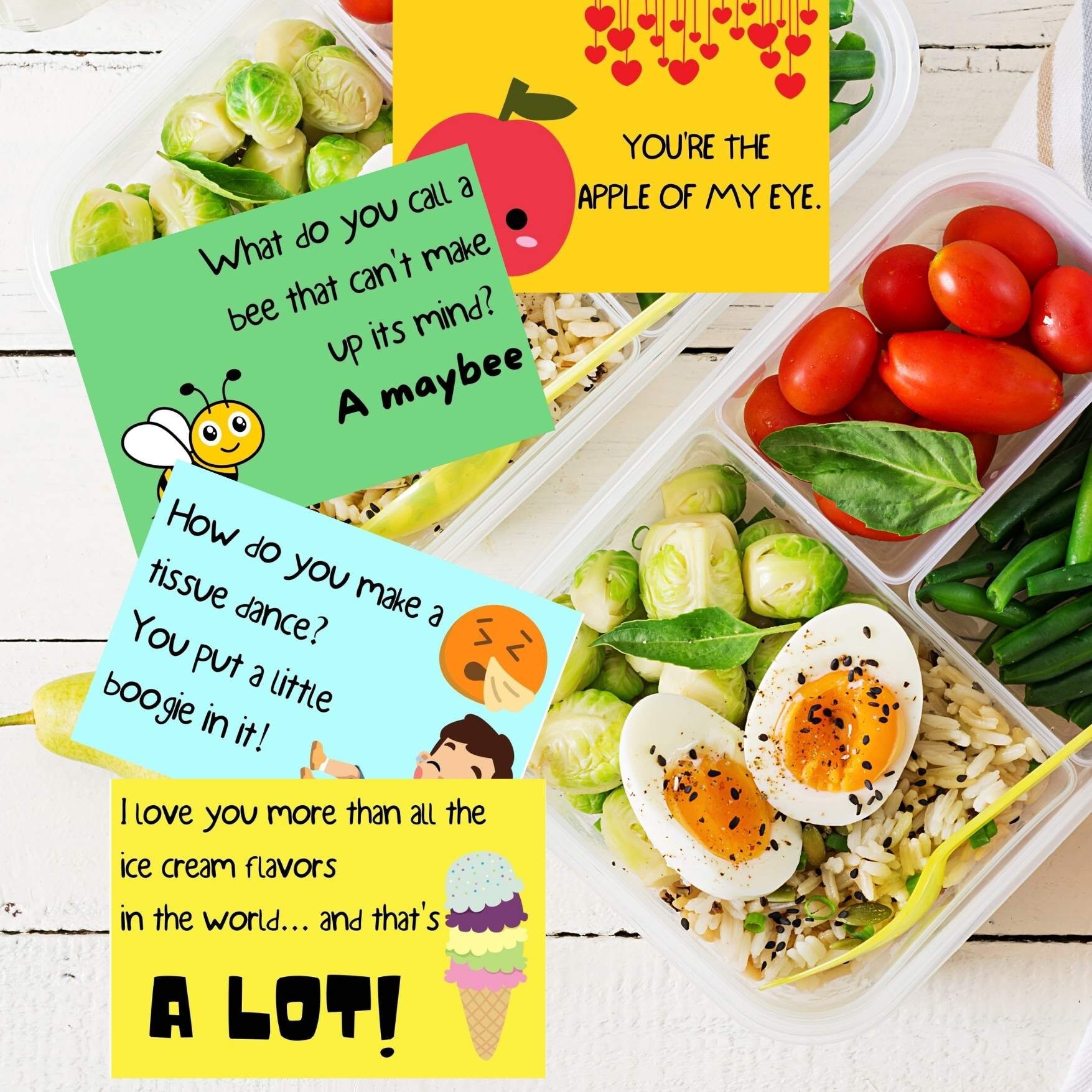 Lunch Box Notes Printable, Kids Lunchbox Jokes, Lunchbox Cards, Funny ...