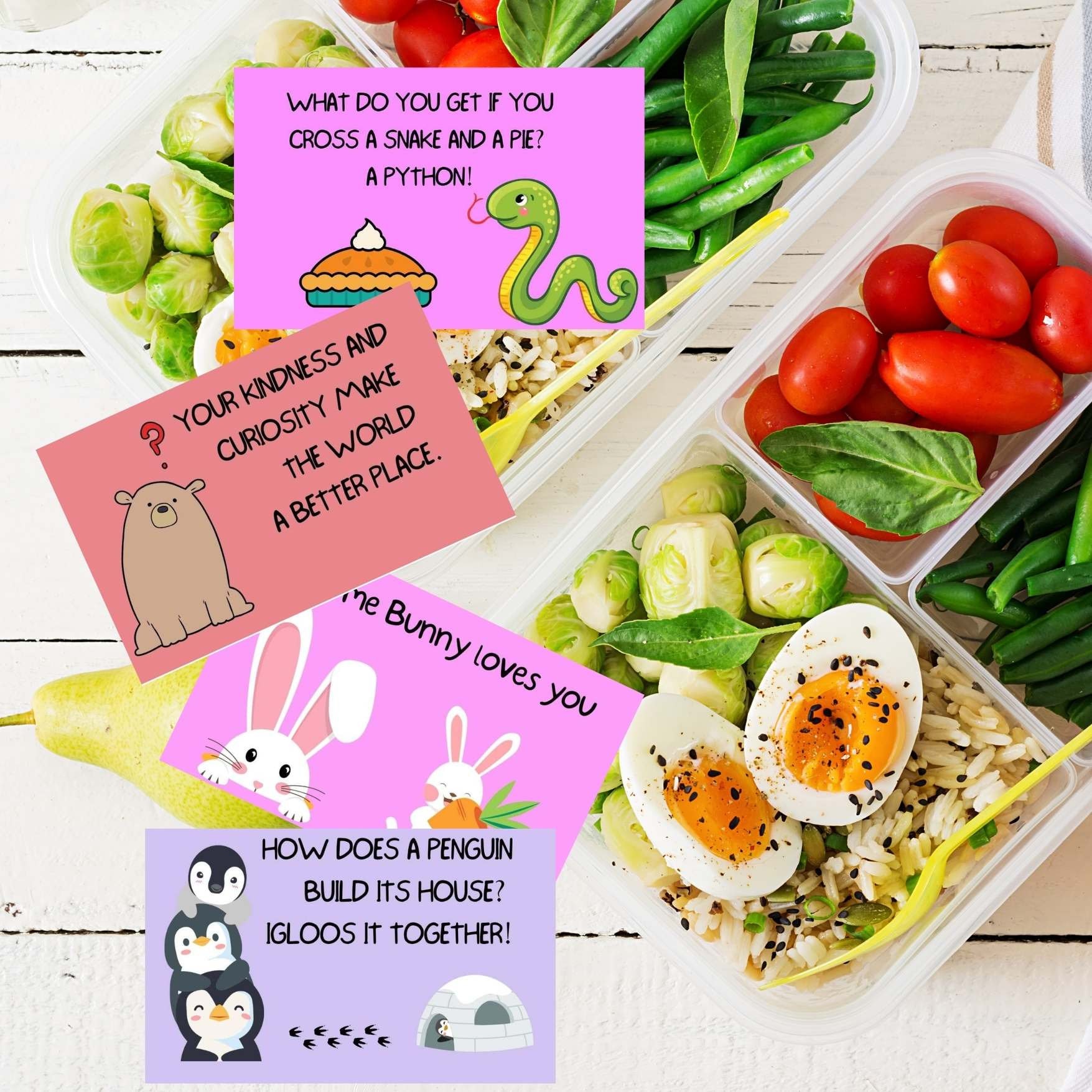 Lunch Box Notes Printable Pink, Kids Lunchbox Jokes, Lunchbox Cards ...