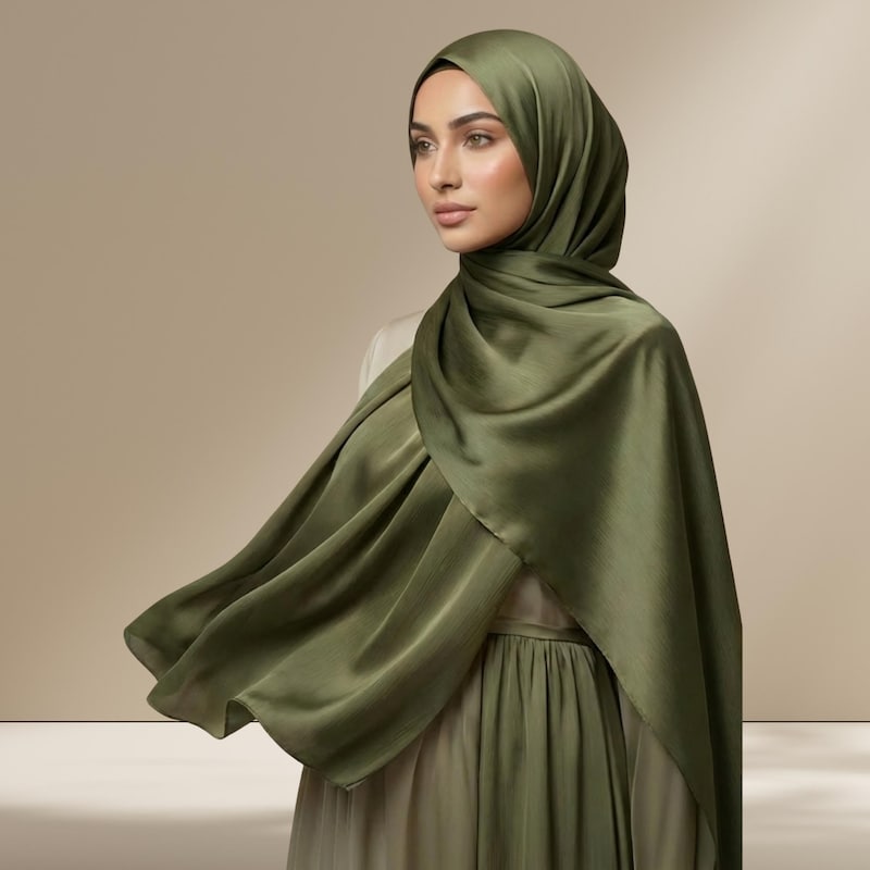 Hijab Olive Green - Etsy