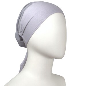 Light Gray Tie-back Mesh Hijab Undercap, Hijab Mesh Underscarf Bonnet ...