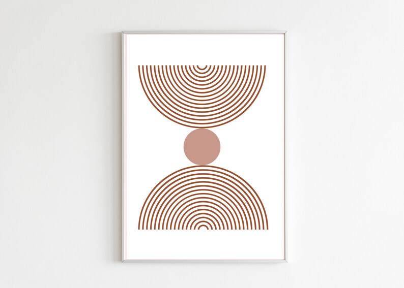 Mid Century Geometric Design - Etsy