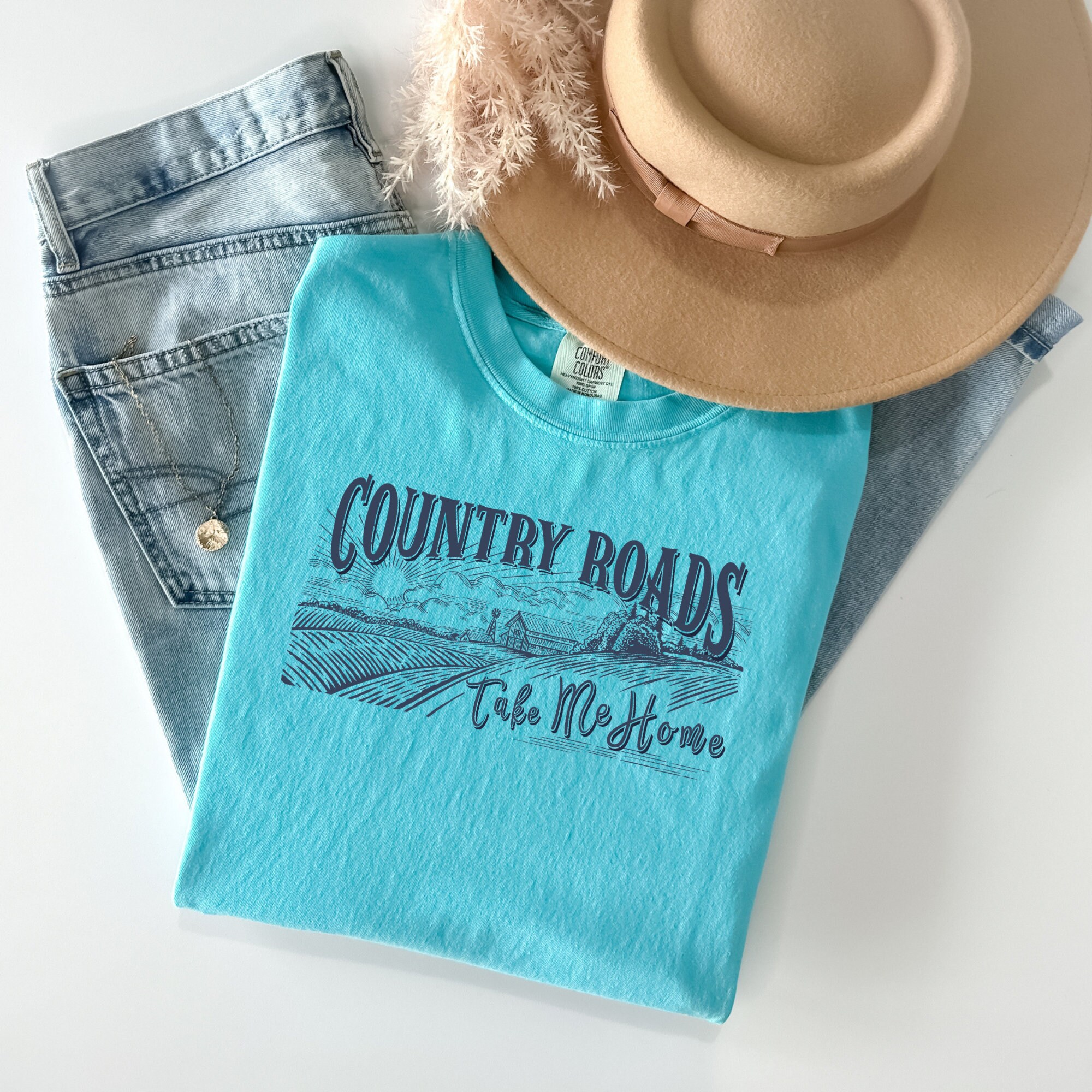 Country Roads Shirt Country Music Shirt Country Roads Take - Etsy
