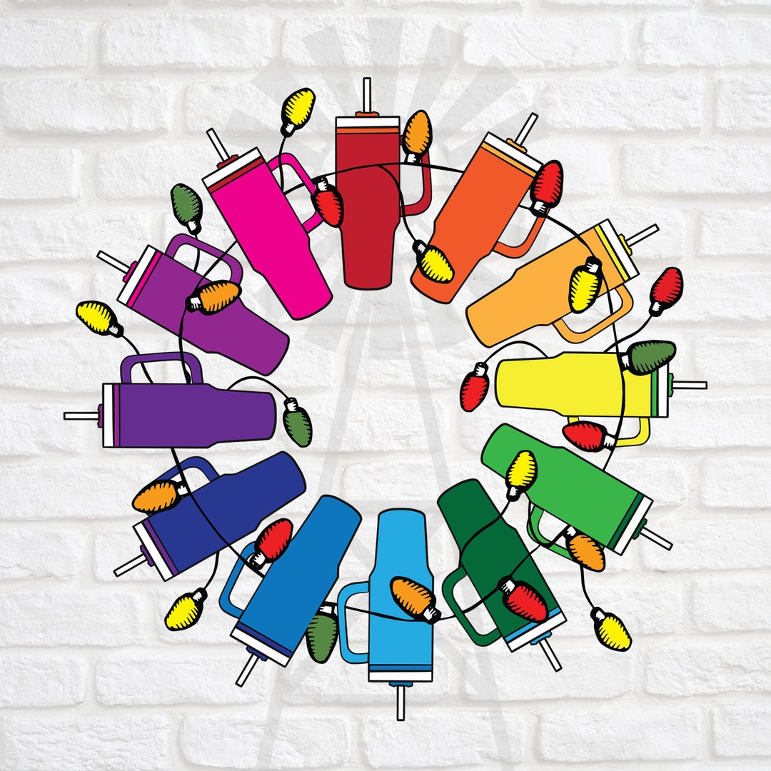 Christmas Stanley Cup Inspired Design, Stanley Cup, Digital Download ...