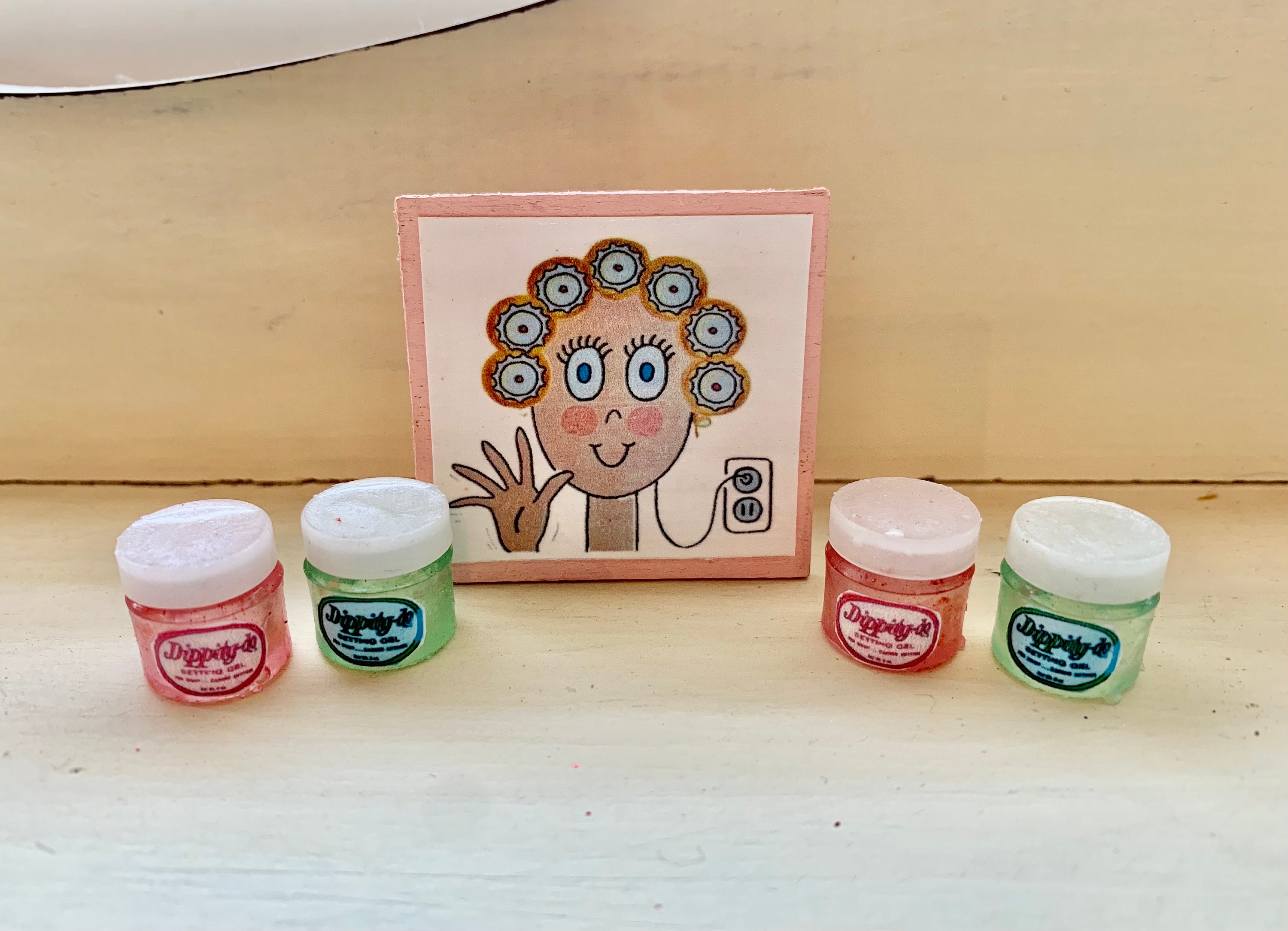Retro Miniature Dippity Do Hair Gel Dollhouse Miniatures - Etsy