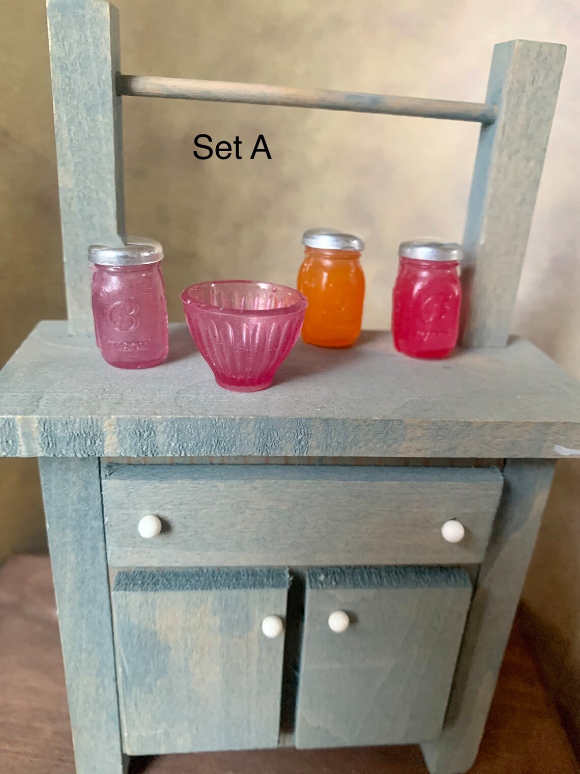 Miniature Mason Jars Mixing Bowl Lot Bundle Dollhouse - Etsy