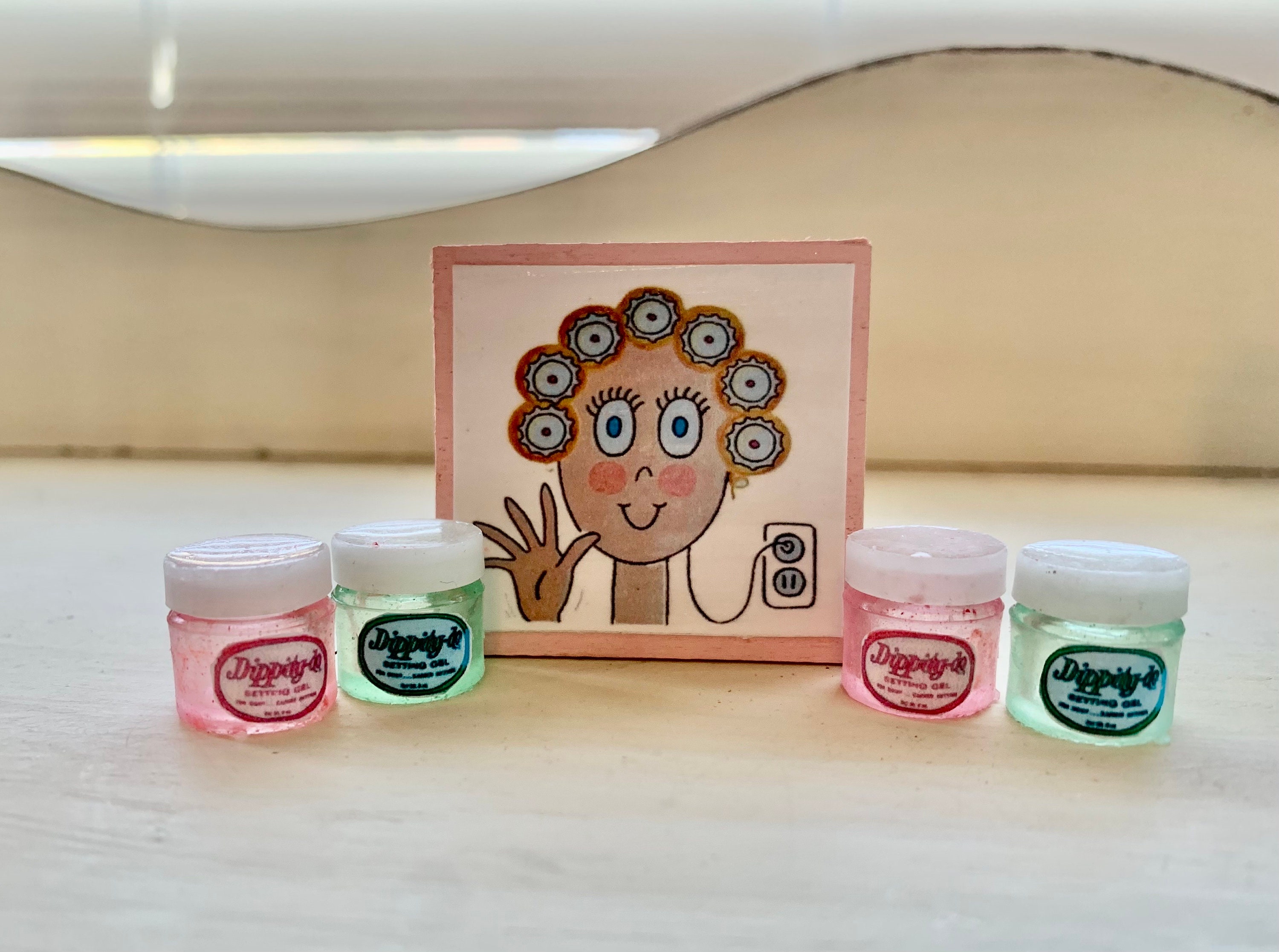 Retro Miniature Dippity Do Hair Gel Dollhouse Miniatures - Etsy