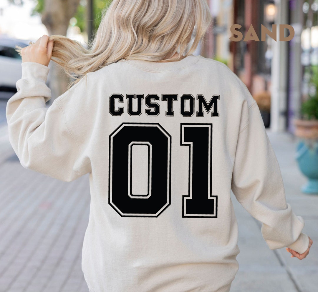 Custom Name Number Personalized Team Number Shirt Gift for Football ...