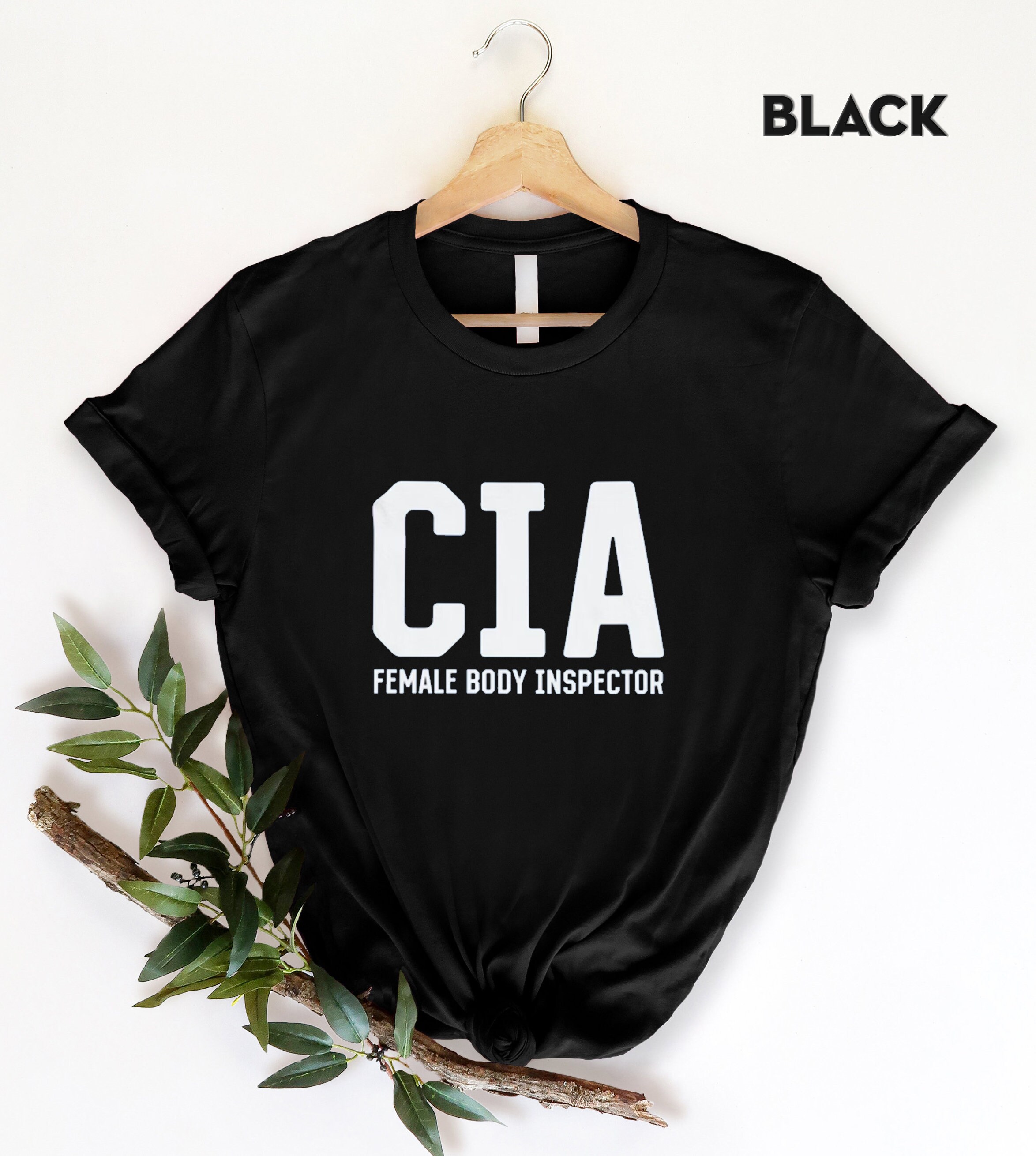 CIA Female Body Inspector Oddly Specific T-shirt Funny - Etsy