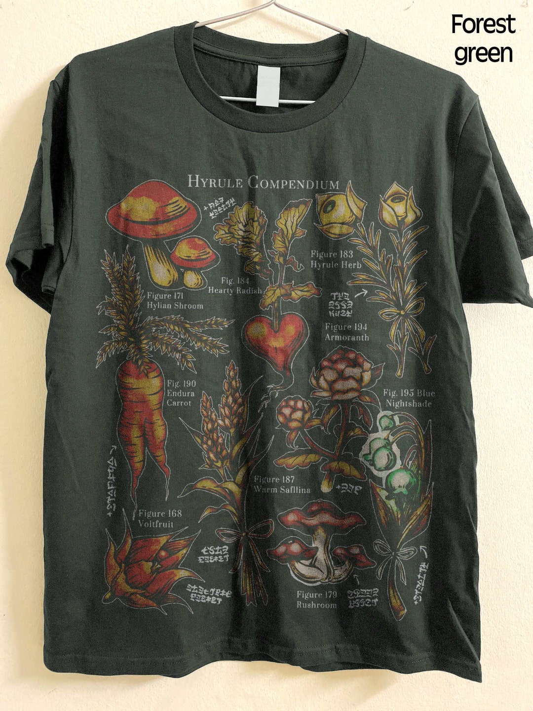 Hyrule Flora Comfort Shirt Breath of the Wild Hylia Plant Lover ...